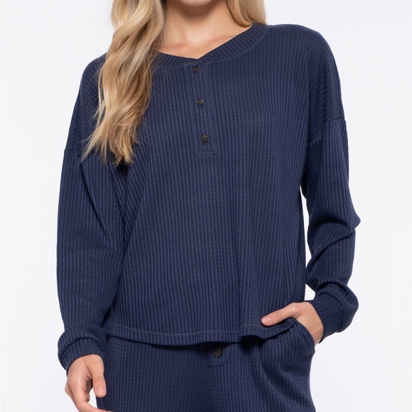 Pants & Jumpsuits | 2 Piece Navy Blue Set | Poshmark